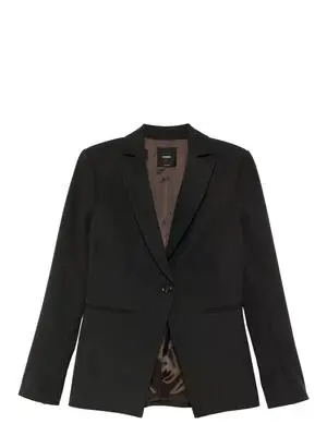 Pinko Single-breasted Blazer - Brown