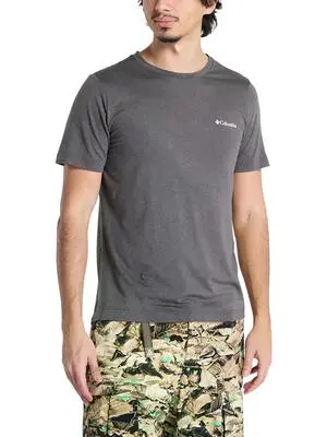Columbia Kwick Hike Back-graphic Short-sleeve T-shirt - Grey