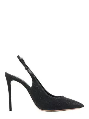 Casadei 100mm Slingback Pumps - Black