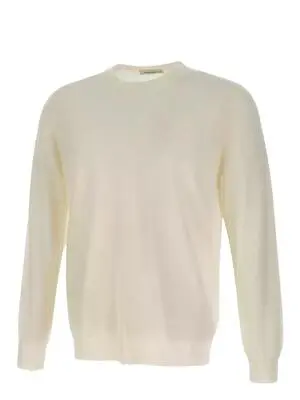 KANGRA Crewneck Ribbed Sweater - White