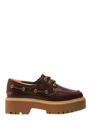 Timberland Platform Eyelet Loafers - Brown