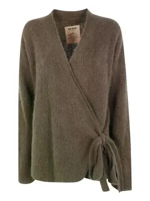 UMA WANG Tie-detailed Cardigan - Green