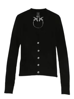 Pinko V-neck Cardigan - Black