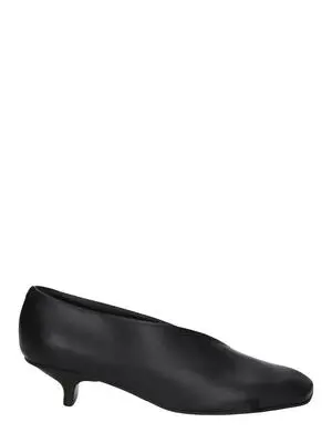 VICINI Square-Toe Kitten-Heel Pumps