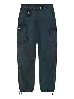 GANNI Cargo-pockets Trousers - Blue