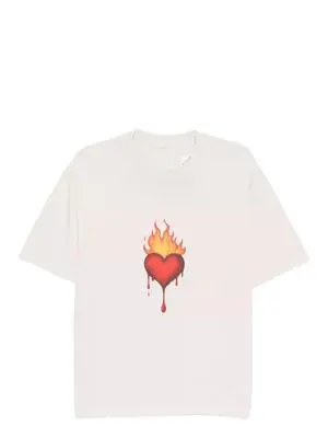 MELT Graphic-printed T-shirt Neutrals