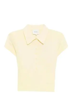 REFORMATION Bentley Polo - Yellow