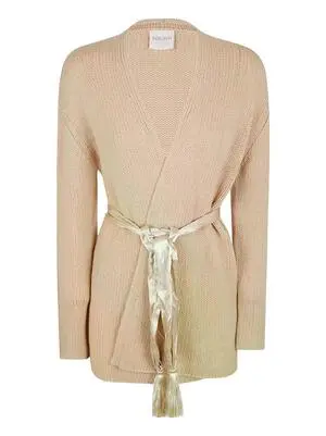 FORTE_FORTE Tie-waist Cardigan - Neutrals