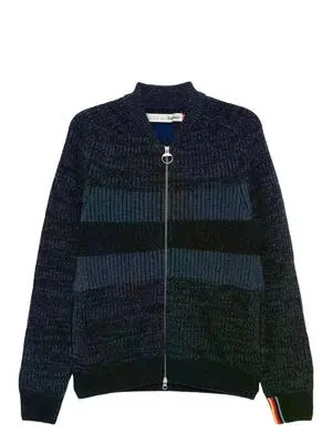 Barbour X Paul Smith Bomber Cardigan - Blue
