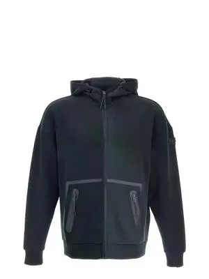 Peuterey Zip Hooded Sweatshirt - Black