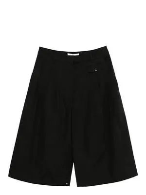 Tibi Pleated Shorts - Black