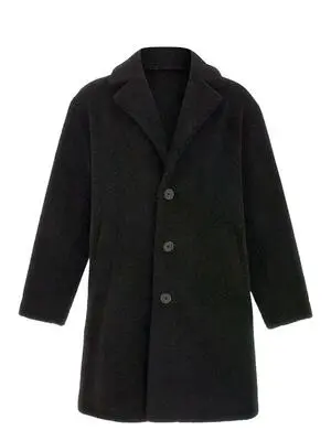 Herno Buttoned Coat - Black