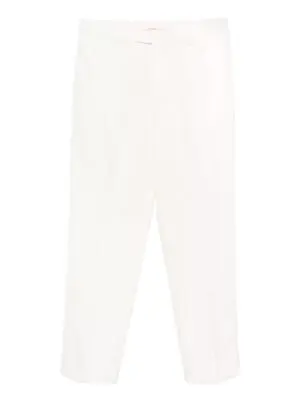 BRIGLIA 1949 Pleated Straight-Leg Trousers White