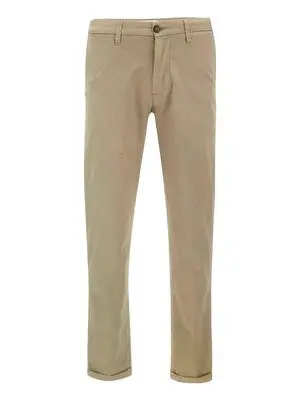 RE-HASH Turn-up Trousers - Brown