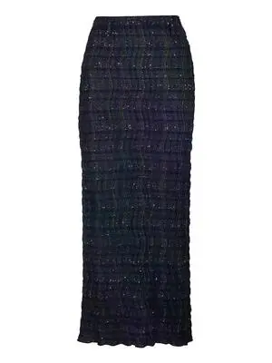 Missoni Textured Maxi Skirt - Blue