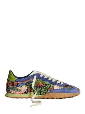 HOFF Bridge Morris Floral-print Sneakers - Blue