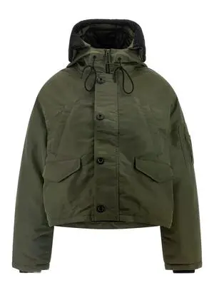 Carhartt Work In Progress Quilted Hooded Oltera Jacket - Green