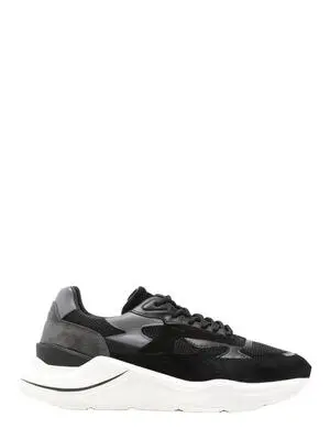 D.a.t.e. Panelled Sneakers - Black