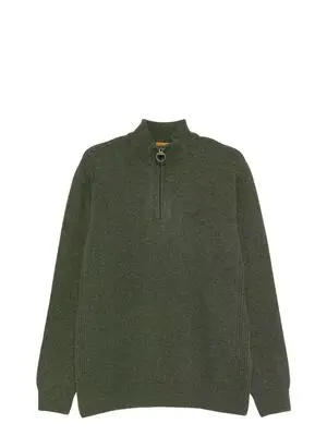 Barbour Zip-up Sweater - Green