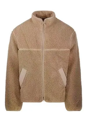 Maison Kitsuné Zip-up Fleece Jacket - Brown