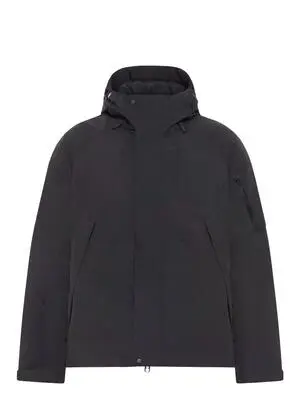 JG1 Hybrid Hooded Down Jacket - Black