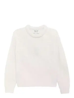 TWP Waffle Jumper - Neutrals