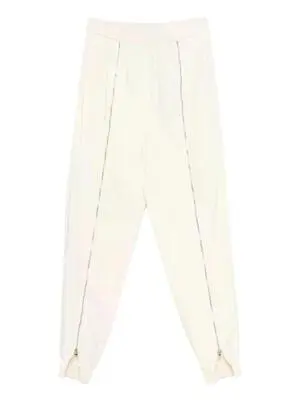 Tibi Zip-detail Track Trousers - White