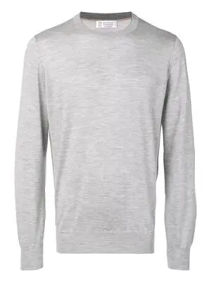 Brunello Cucinelli Crew Neck Sweater - Grey