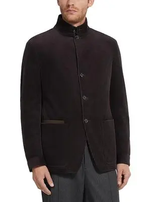 Zegna Cashco Il Conte Chore Jacket - Dark Brown