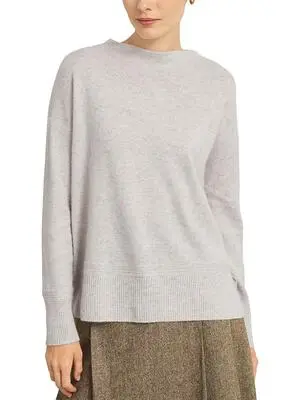 HOBBS LONDON Carine Cashmere Jumper - Pale Grey