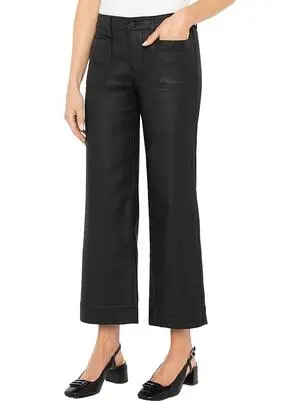 LIVERPOOL High-Rise Patch Pocket Ankle Jeans