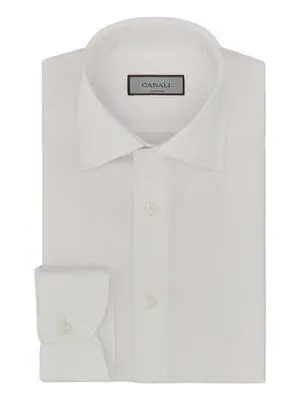 Canali Regular Fit Impeccabile Cotton Shirt - White