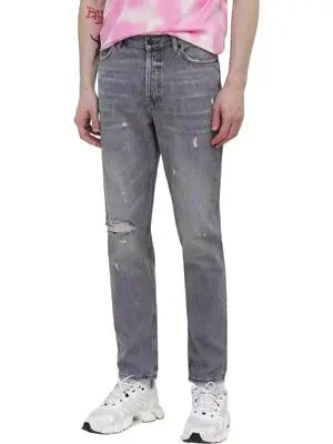 Hugo Distressed Detail Jeans - Grey