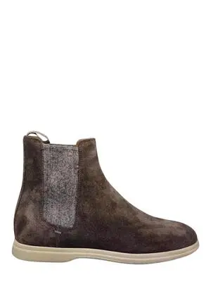 HENDERSON BARACCO Suede Chelsea Boots - Brown