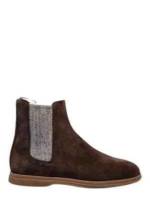HENDERSON BARACCO Suede Ankle Boots - Brown
