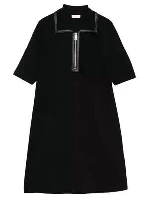 Liu Jo Zip-collar Dress - Black