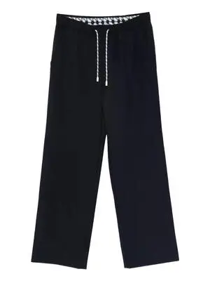 MARCCAIN Drawstring Straight-leg Trousers - Blue