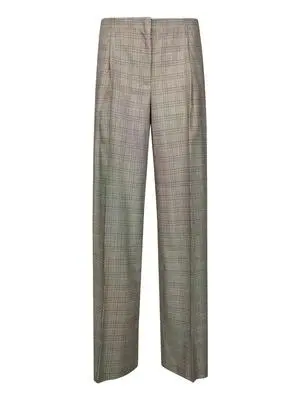 8PM Plaid Trousers - Neutrals