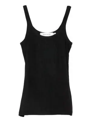 AYA MUSE Ribbed Tank Top - Black