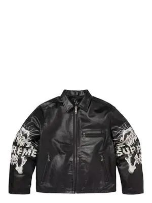 SUPREME X Yohji Yamamoto Leather Jacket