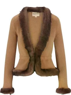 Valentino Garavani Cashmere Jacket - Brown