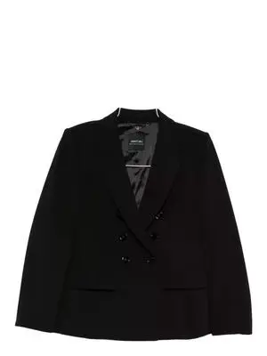 MARCCAIN Double-breasted Jacket - Black