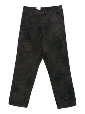 Carhartt Work In Progress Camouflage-pattern Trousers - Black