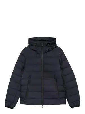 Emporio Armani All-over-logo Jacket - Blue
