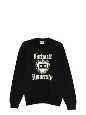 Carhartt Work In Progress Crewneck Long-sleeve Sweatshirt - Black