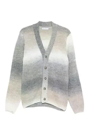 MANUEL RITZ Gradient-effect Cardigan - Grey