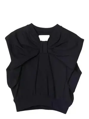 3.1 Phillip Lim Bow-embellished Sleeveless Tank Top - Black