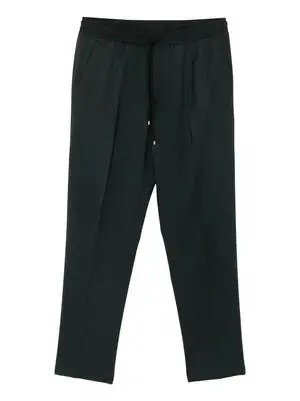 BRIGLIA 1949 Wool Tapered Trousers - Green