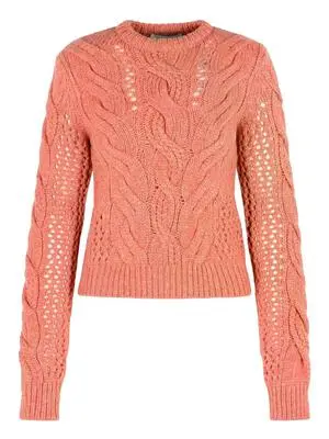 Sportmax Radio Braided Sweater - Pink