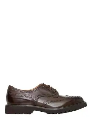 TRICKER'S Brogue Lace-up Shoes - Brown